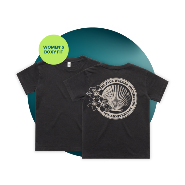 10 Years Women's Boxy Tee – The Paul Walker Foundation